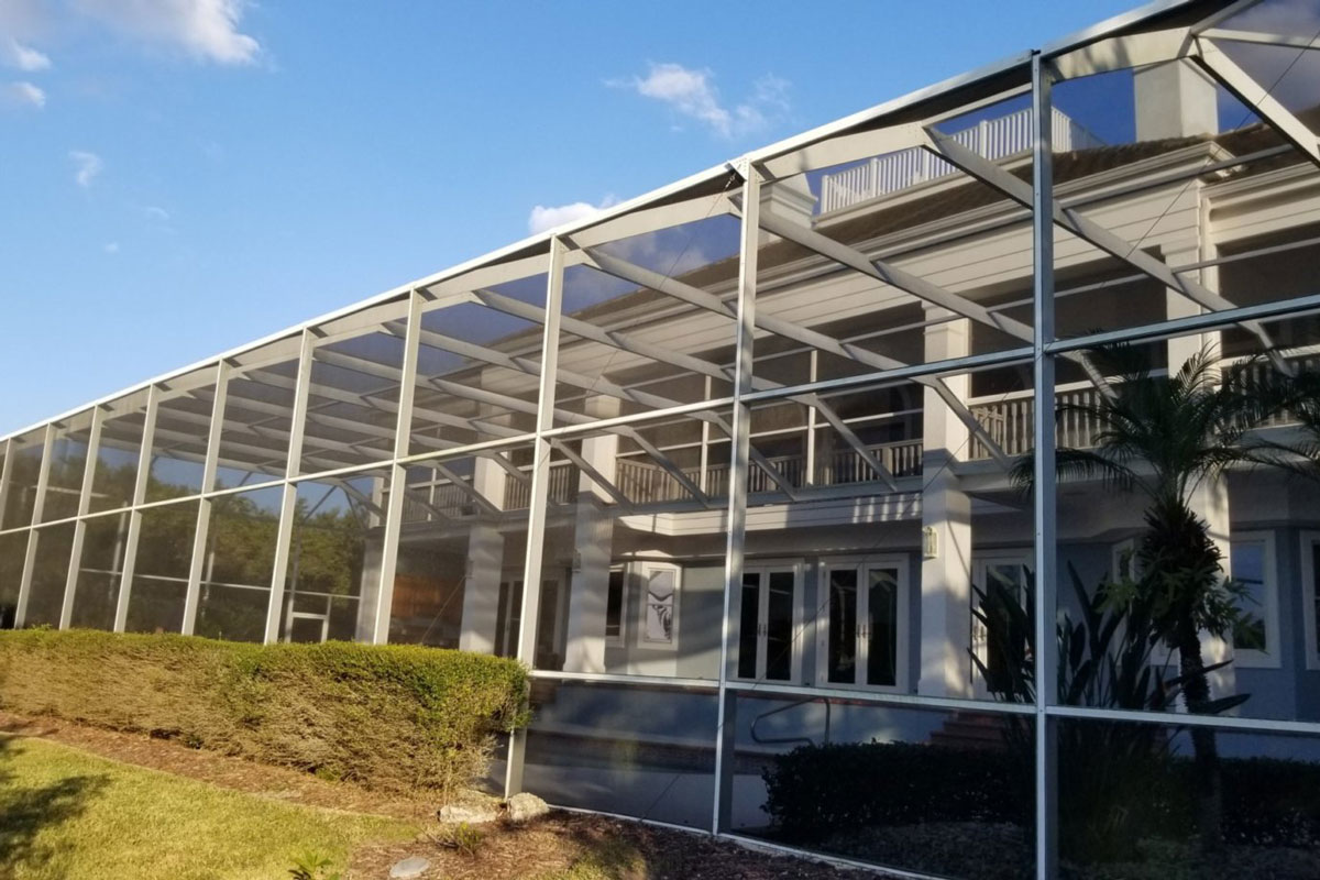 Gulf Gate Aluminum New Cage Panoramic Opening Project